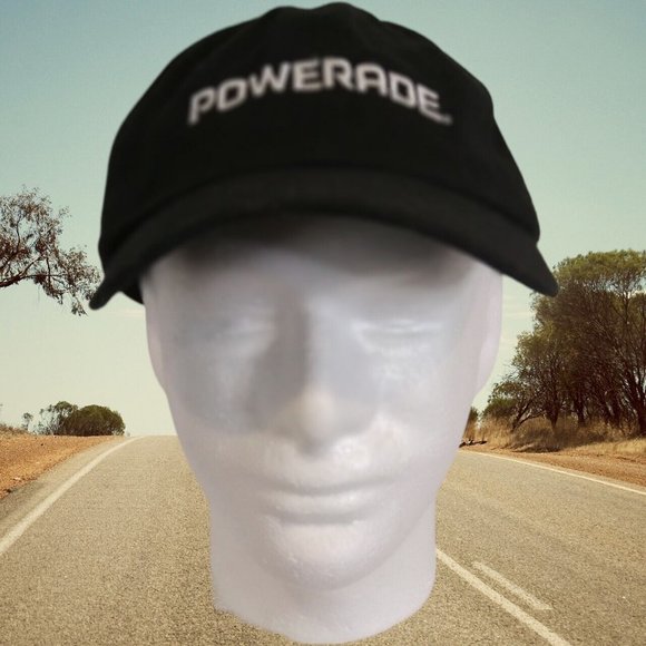 Hit Wear | Accessories | Powerade Black Embroidered Metal Buckle Slide ...